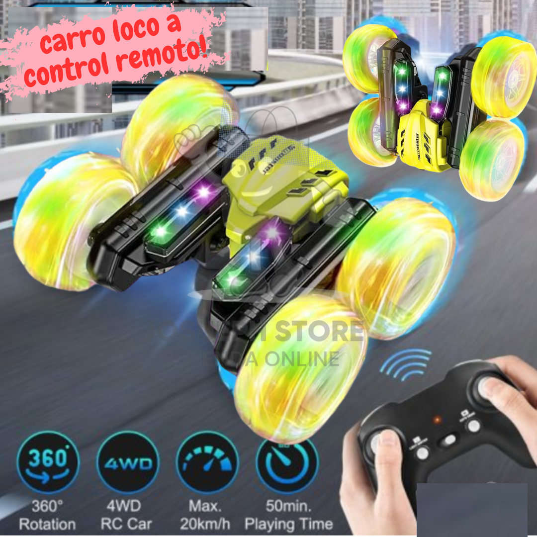 ESPECTACULAR CARRO LOCO A CONTROL REMOTO – JOSUEPH STORE